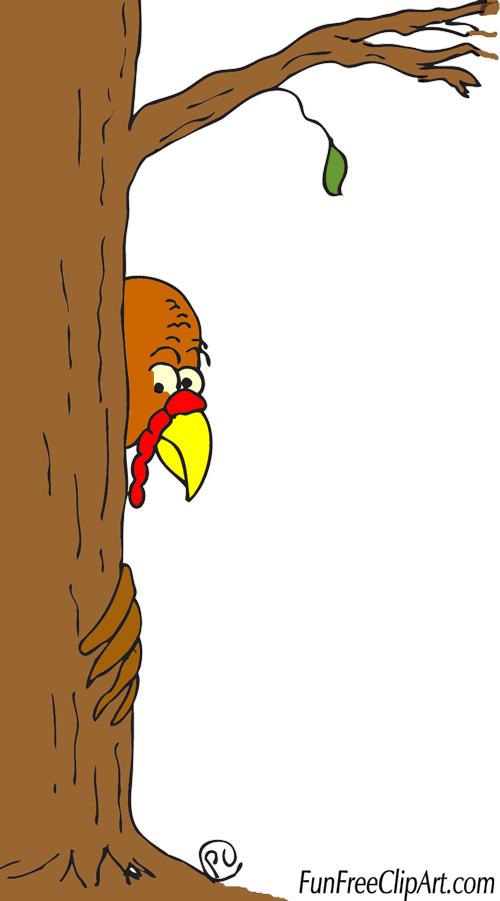 Download Scared Turkey Clip Art- Happy Thanksgiving - Library PNG Image ...