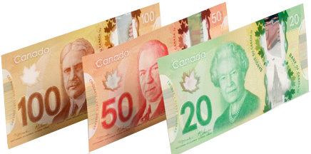 Download Payment Methods - Canadian Money Plastic PNG Image with No ...