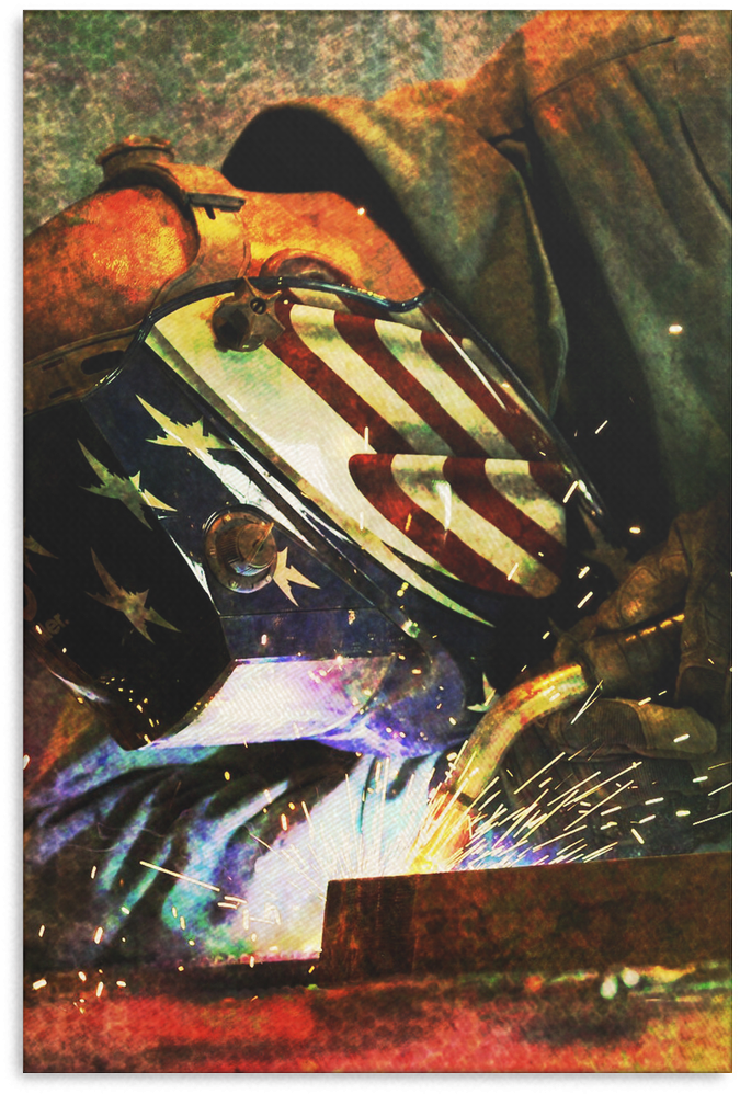 Download American Welder Canvas - Welding PNG Image with No Background ...