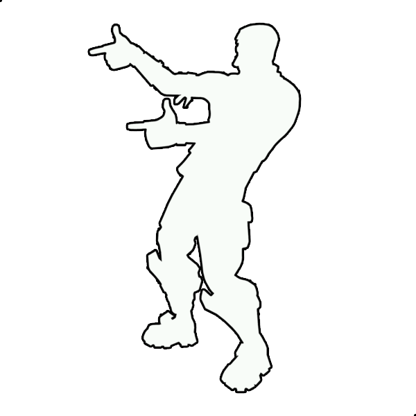 Fingers-guns - Fortnite Finger Guns Emote - Free Transparent PNG ...
