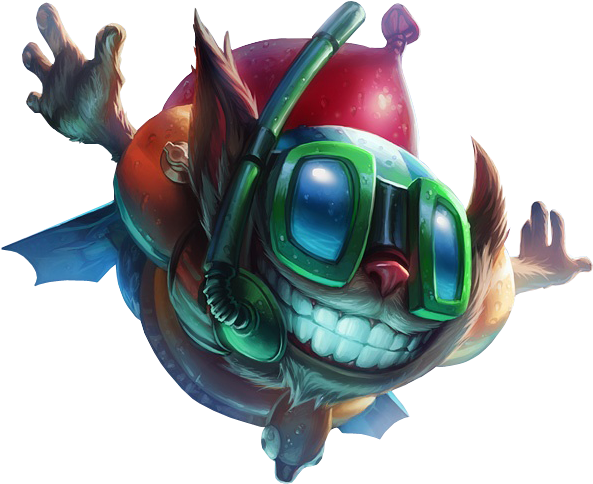 Download Pool Party Ziggs Skin Png Image - Lol Summer Splash Art PNG ...