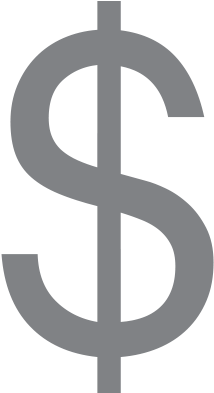Grey Dollar Sign Png - Free Transparent PNG Download - PNGkey