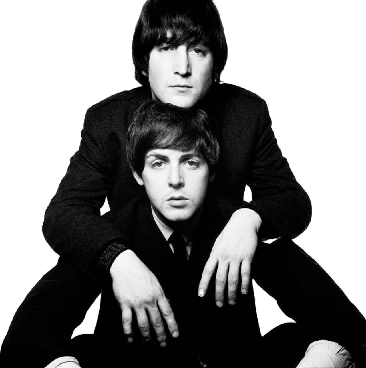 John Lennon & Paul Mccartney - Beatles John And Paul - Free Transparent ...