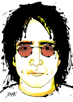 John Lennon - Illustration - Free Transparent PNG Download - PNGkey