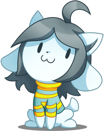 Image Undertale By Silvishinystar - Temmie Cute - Free Transparent PNG ...