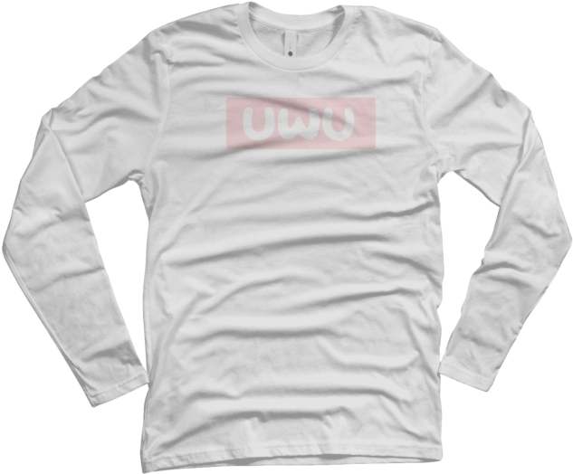 Uwu Long Sleeve Tee T Shirt By Lilypichu Design By - Wadu Hek Shirt ...