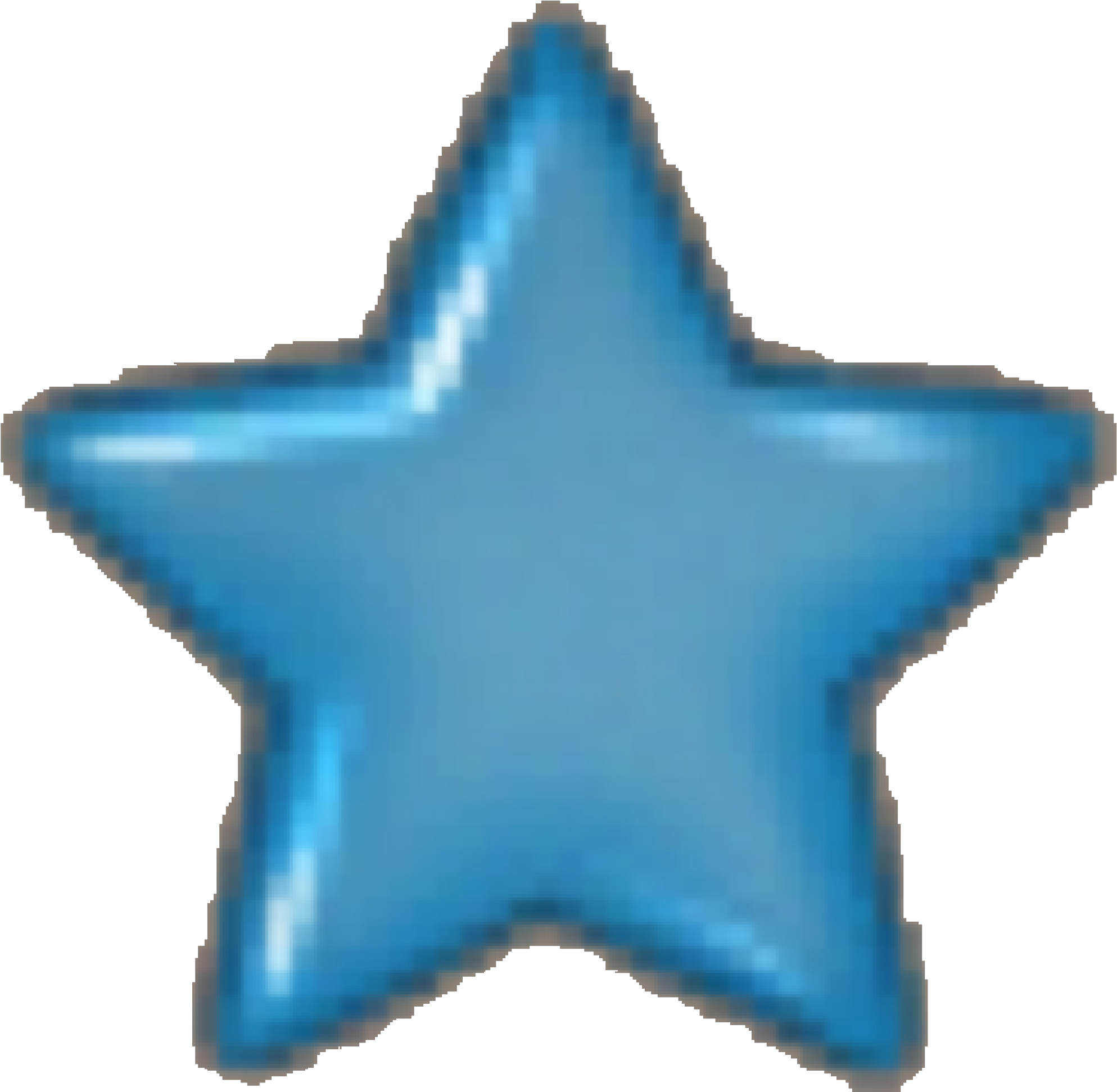 Download Blue Star Icon - Balloon PNG Image with No Background - PNGkey.com
