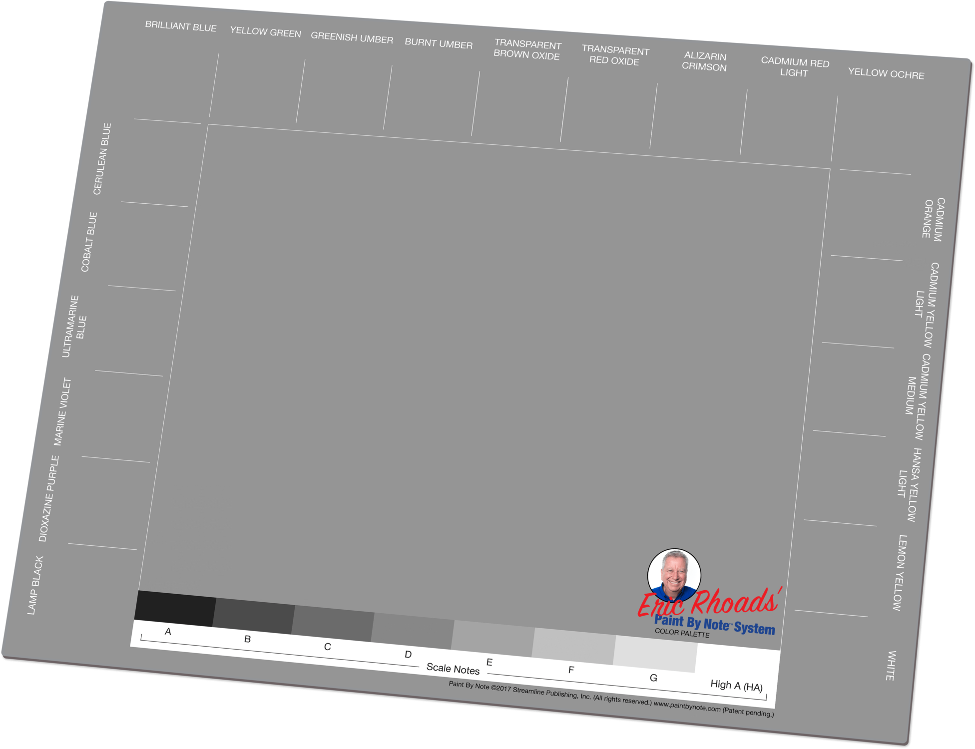 Download Paint By Note Sturdy Acrylic Palette Set - Palette PNG Image ...