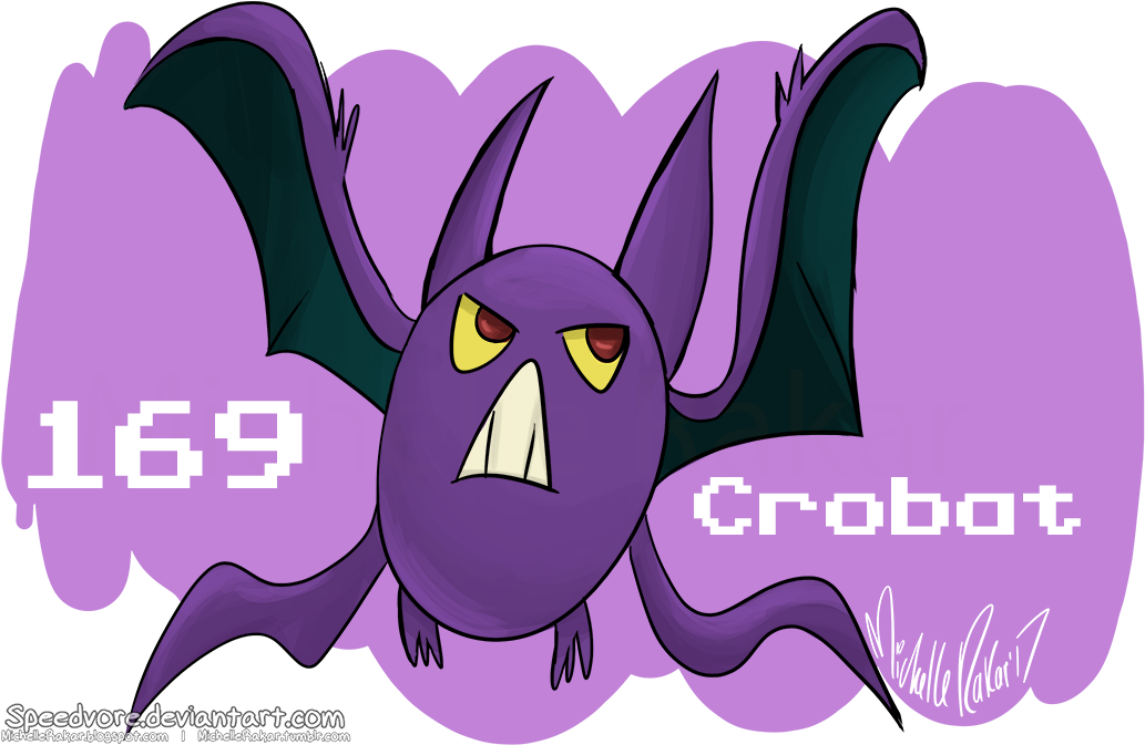 Download 169 - Crobat - Cartoon PNG Image with No Background - PNGkey.com