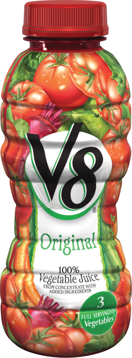 Download V-8 - Campbells V8 Spicy Hot Vegetable Juice, 12 Oz Each, PNG ...