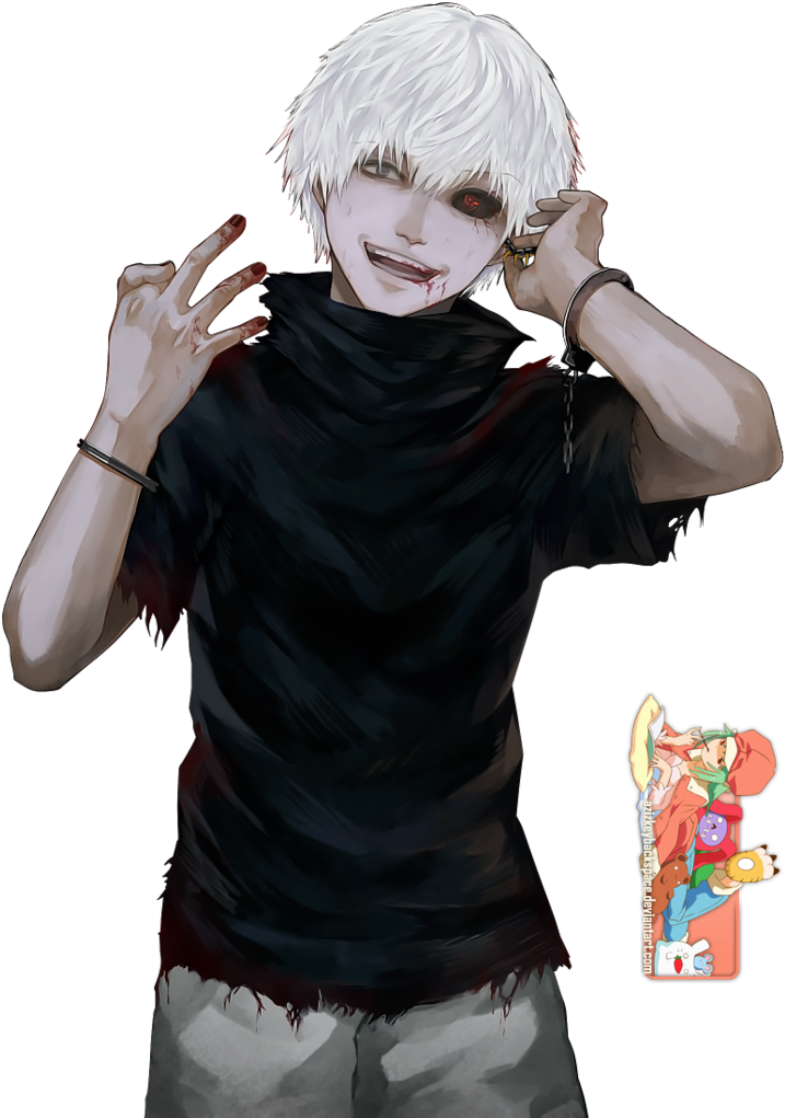 Ken Kaneki - Ken Kaneki Render - Free Transparent PNG Download - PNGkey