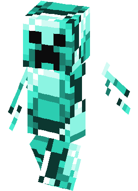 Diamond Creeper Skin - Minecraft Skins Creeper Diamond - Free ...