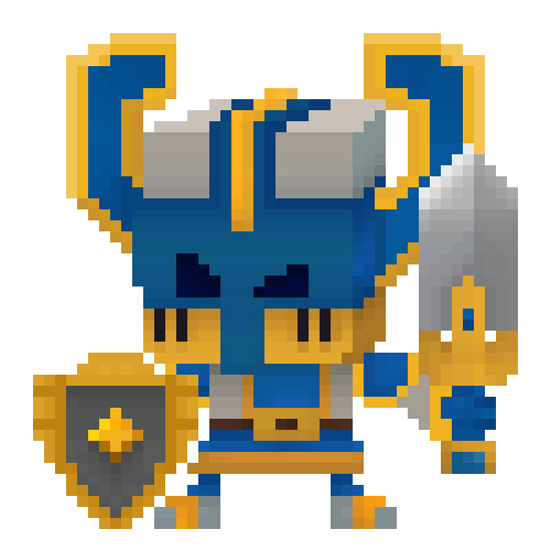 Download Sir William Pixel - Dungeon Boss Pixel Art PNG Image with No ...