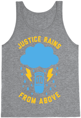 Download Justice Rains From Above Tank Top - T-shirt PNG Image with No ...