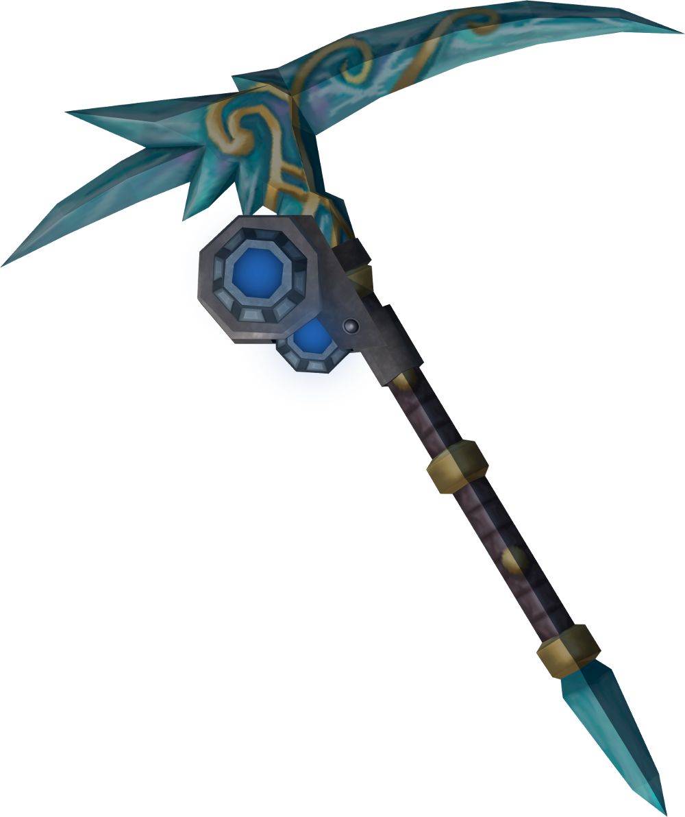 Download Sky Blue Opal Pickaxe - Pickaxe Weapon PNG Image with No ...