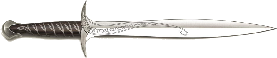 Sting-sword2 - Sting Lord Of The Rings Png - Free Transparent PNG Download - PNGkey