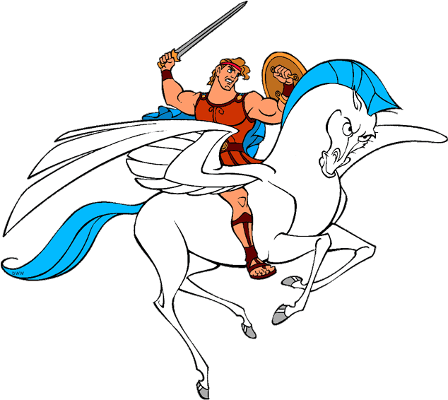 Hsnvuad - Disney Hercules And Pegasus - Free Transparent PNG Download ...