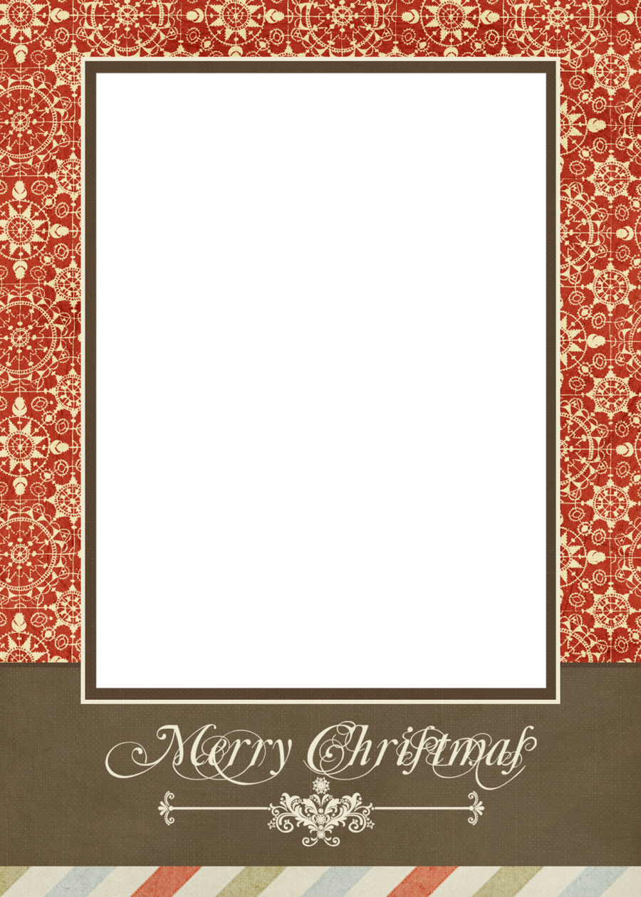 Christmas Postcard Frame Png Clipart Christmas Card - Magic Of ...