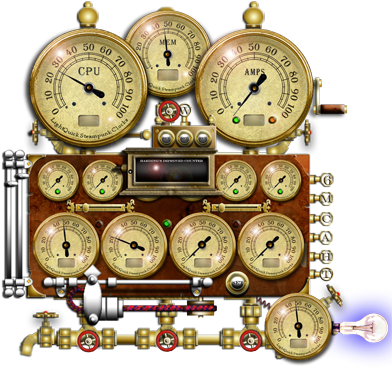 Steampunk Widget - Free Transparent PNG Download - PNGkey