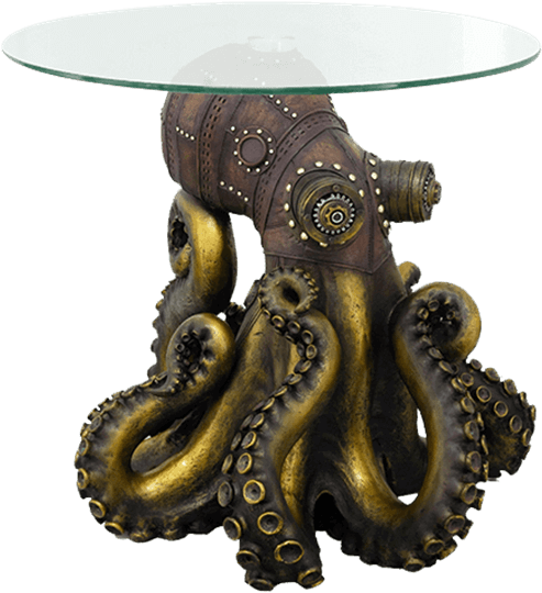 Download Steampunk Octopus Table - Steampunk Table PNG Image with No ...