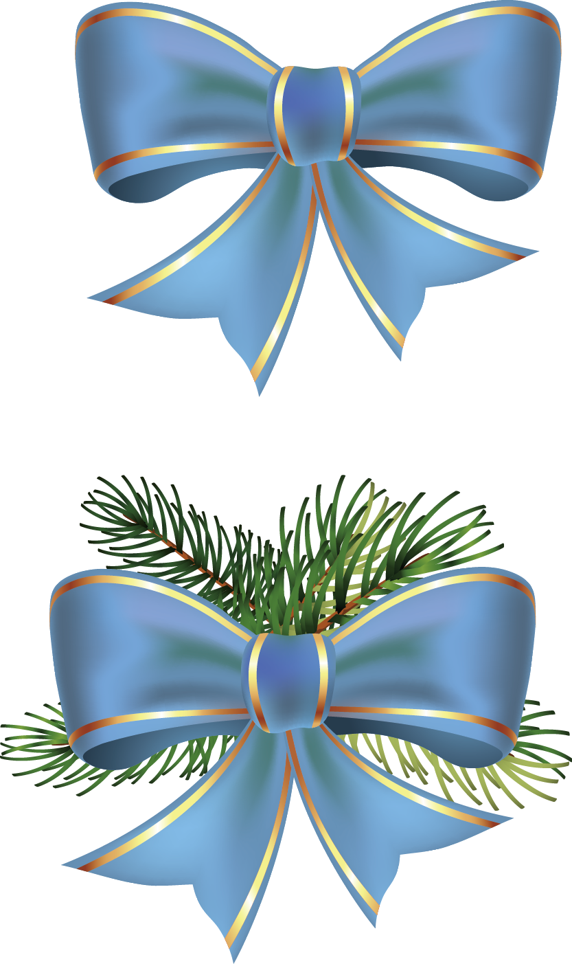 Christmas Ribbon Clip Art - Christmas Day - Free Transparent PNG ...