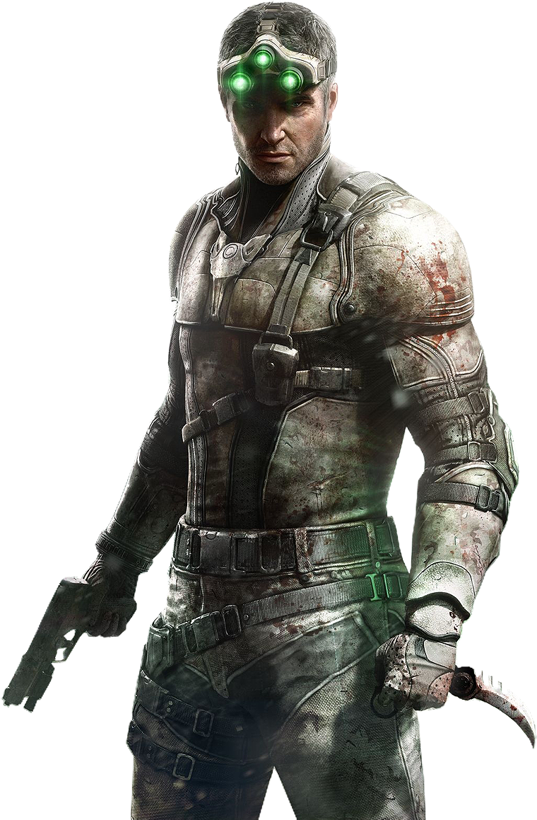 Download [ Img] Vs Nathan Drake - Splinter Cell Character PNG Image ...