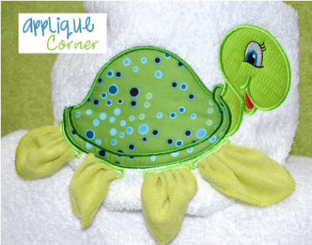 Turtle Legs Girl Applique Design - Embroidery - Free Transparent PNG ...