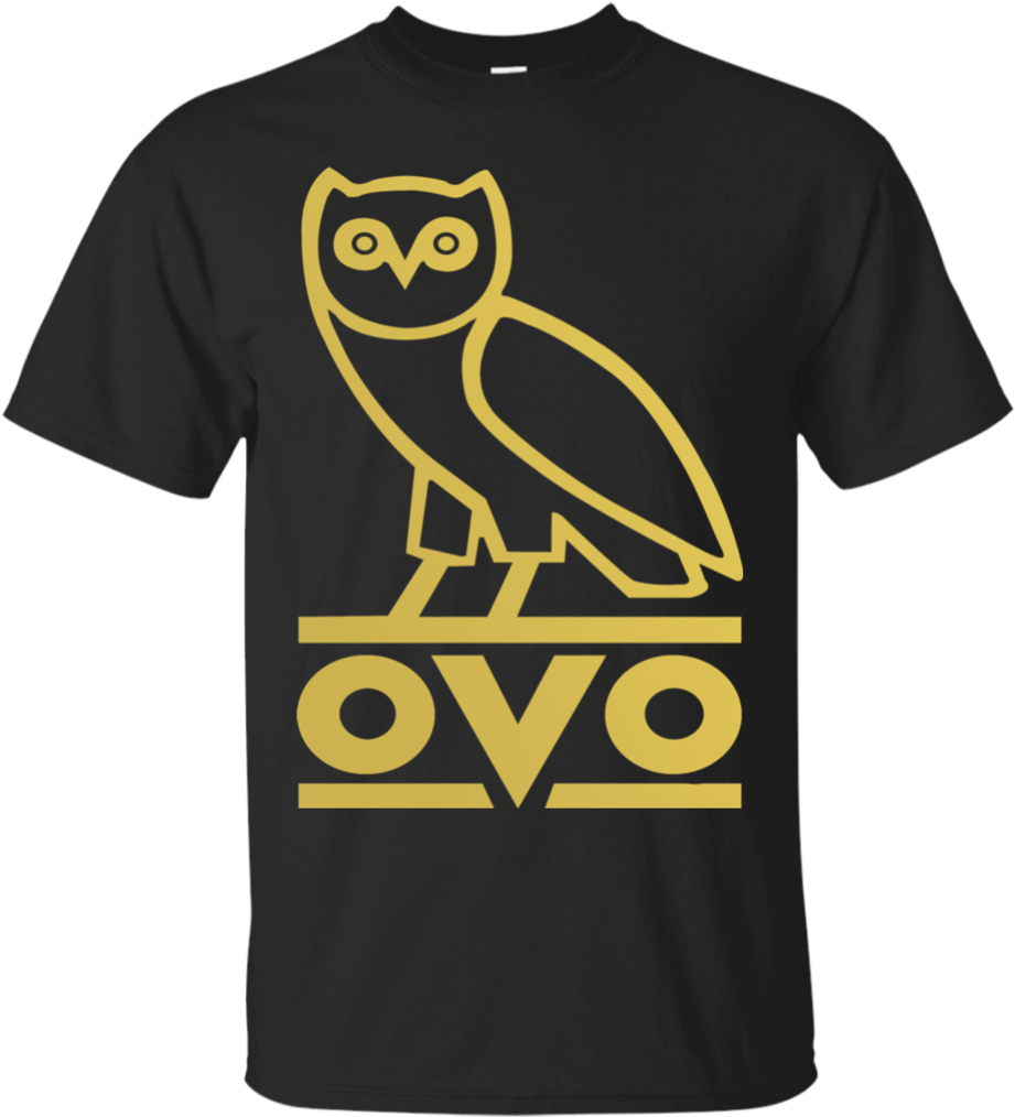 Download Gold Ovo Owl T Shirt Men Women Youth - Ovo Logo PNG Image with ...