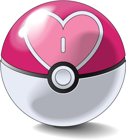 Download Love Ball, One Of The Worst Poke Balls - Love Ball Pokemon PNG ...