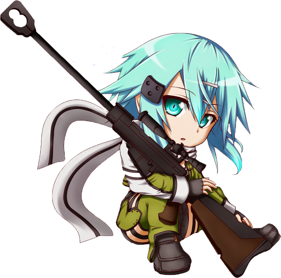 Download Chibi Sinon Render By Faizal101-d8i4sxs - Sword Art Online ...