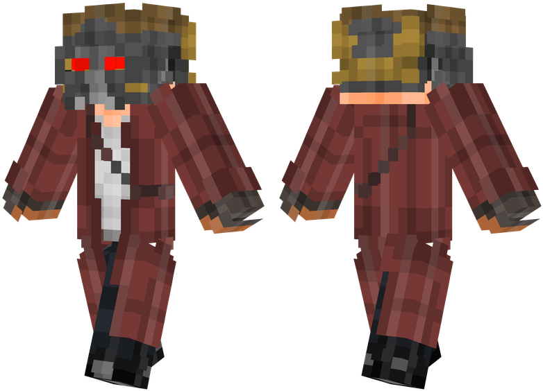 Download Star Lord - Boss Steve Minecraft Skin PNG Image with No ...