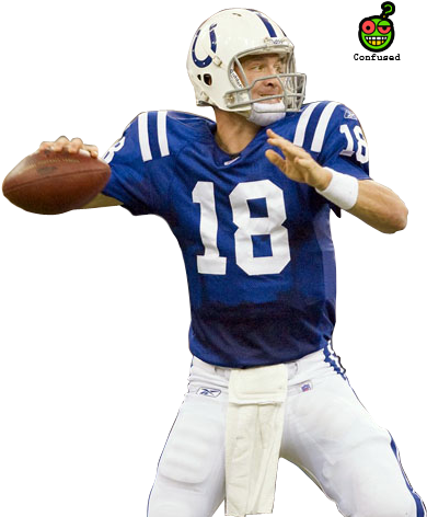 Eli's Brother Leans - Peyton Manning Colts Png - Free Transparent PNG ...