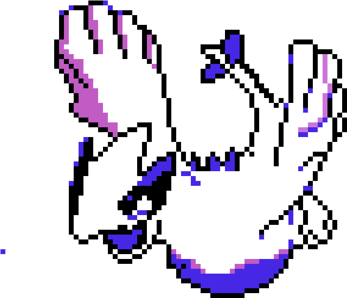 Download Lugia Pixel Art - Lugia PNG Image with No Background - PNGkey.com