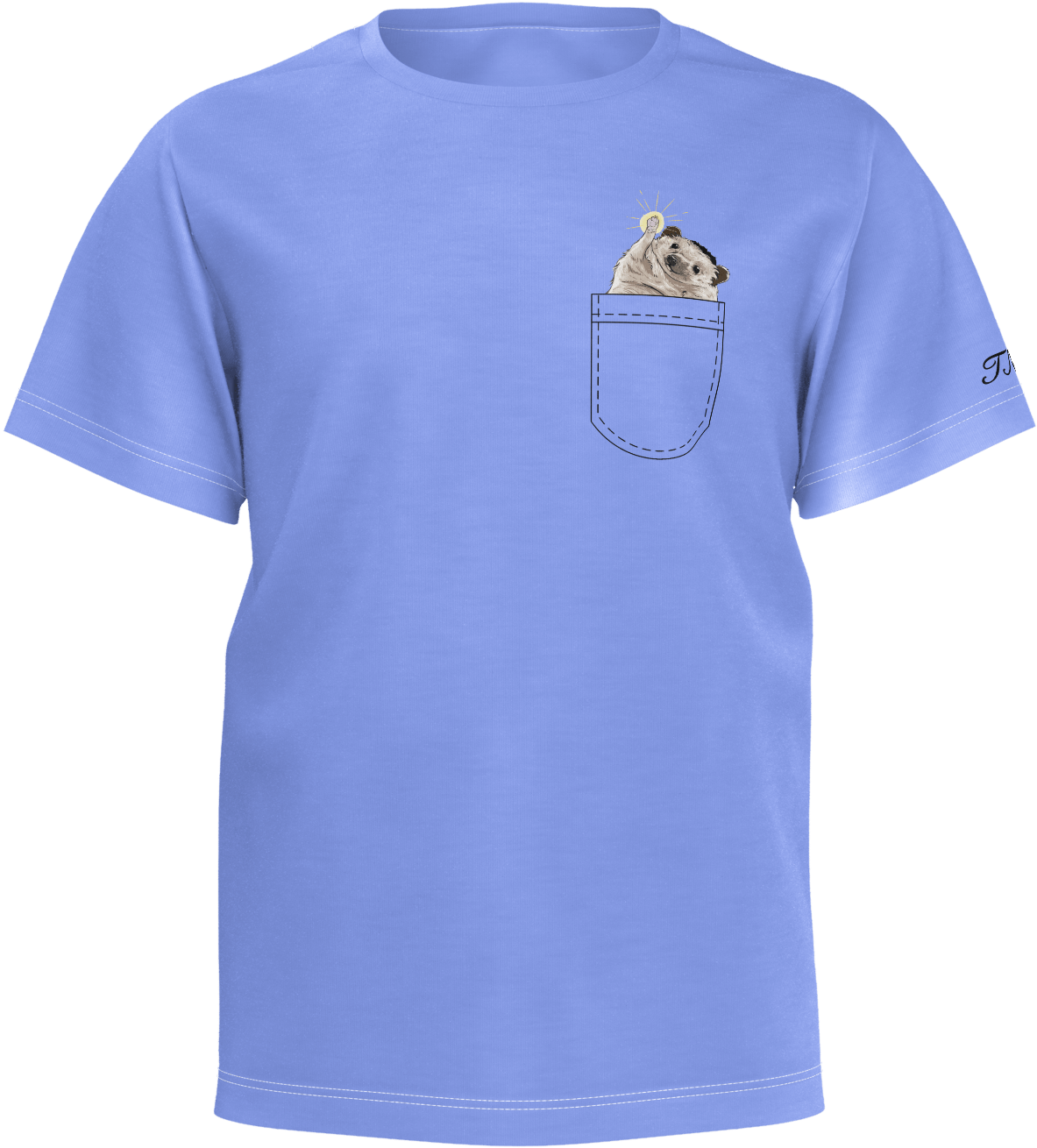 Taylor Nicole Dean Kid's Blue Cheering Hedgehog Drawn - Drawn On Pocket ...