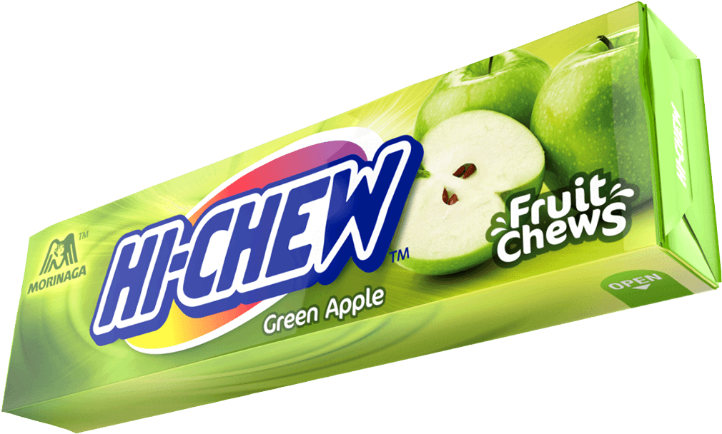 Download Green Apple Hi-chew Stick - Hi-chew Mango 50g PNG Image with ...