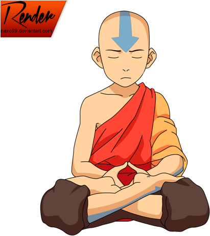 Download Aang Png Hd - Aang Meditating Png PNG Image with No Background ...