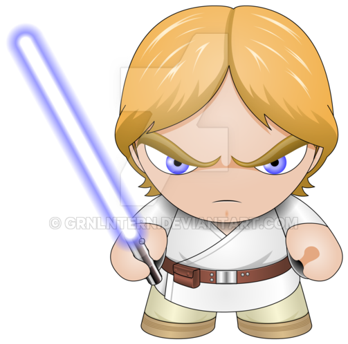 Download Luke Skywalker Clipart Cartoon - Luke Skywalker PNG Image with ...