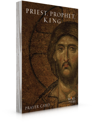 Download Priest, Prophet, King Prayer Card Packet - Jesus PNG Image ...