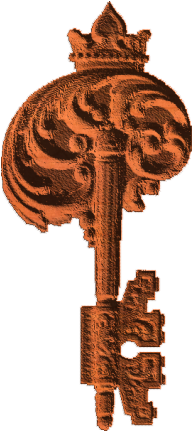 Fancy Skeleton Key - Illustration - Free Transparent PNG Download - PNGkey