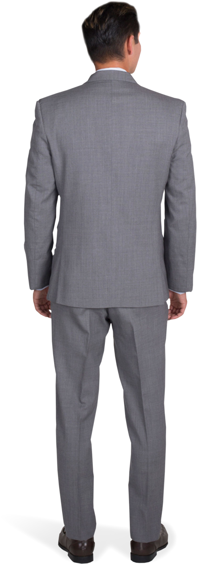 Download Grey Notch Lapel Suit - Suit PNG Image with No Background ...