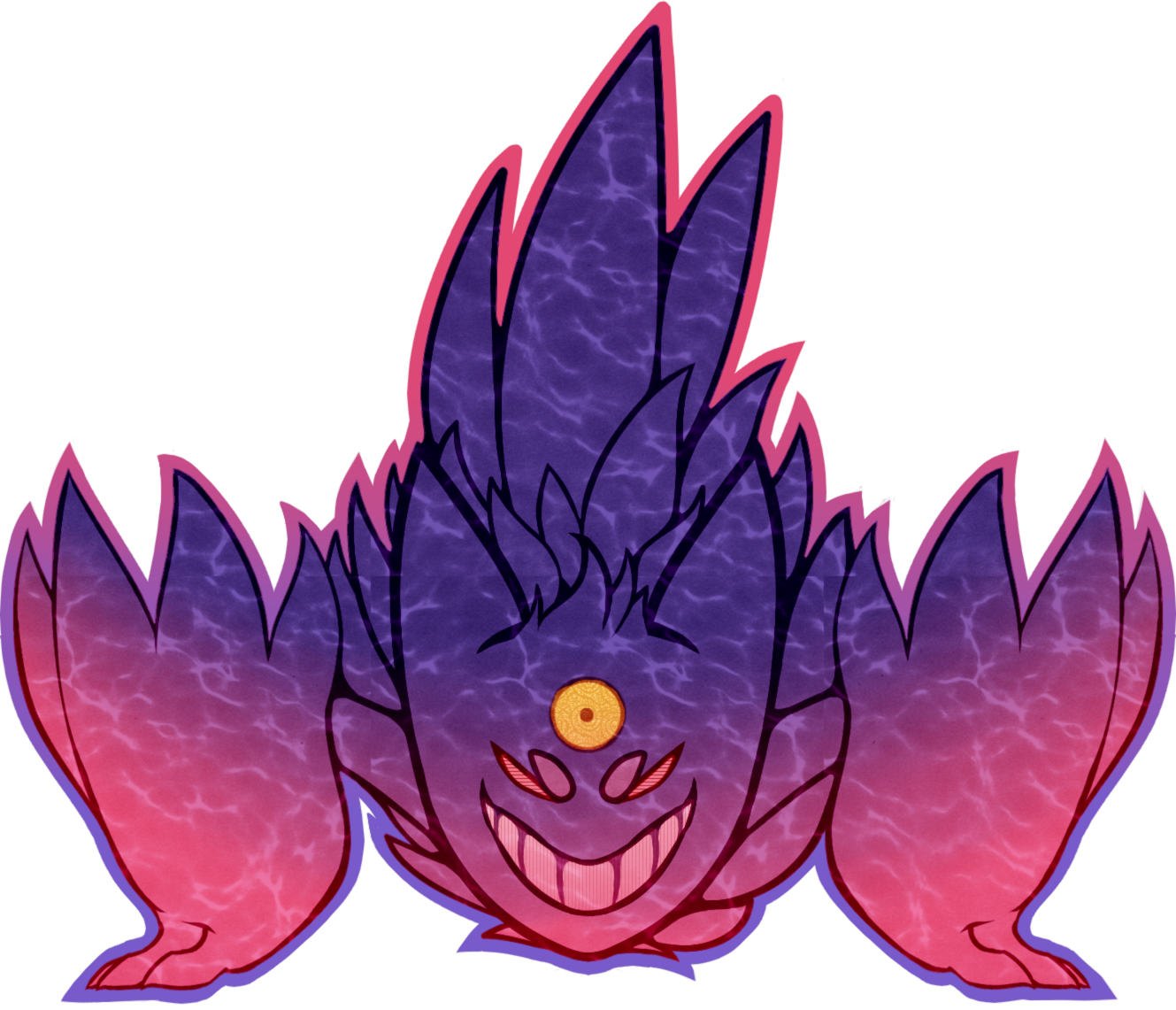 Download Mega Gengar PNG Image with No Background - PNGkey.com