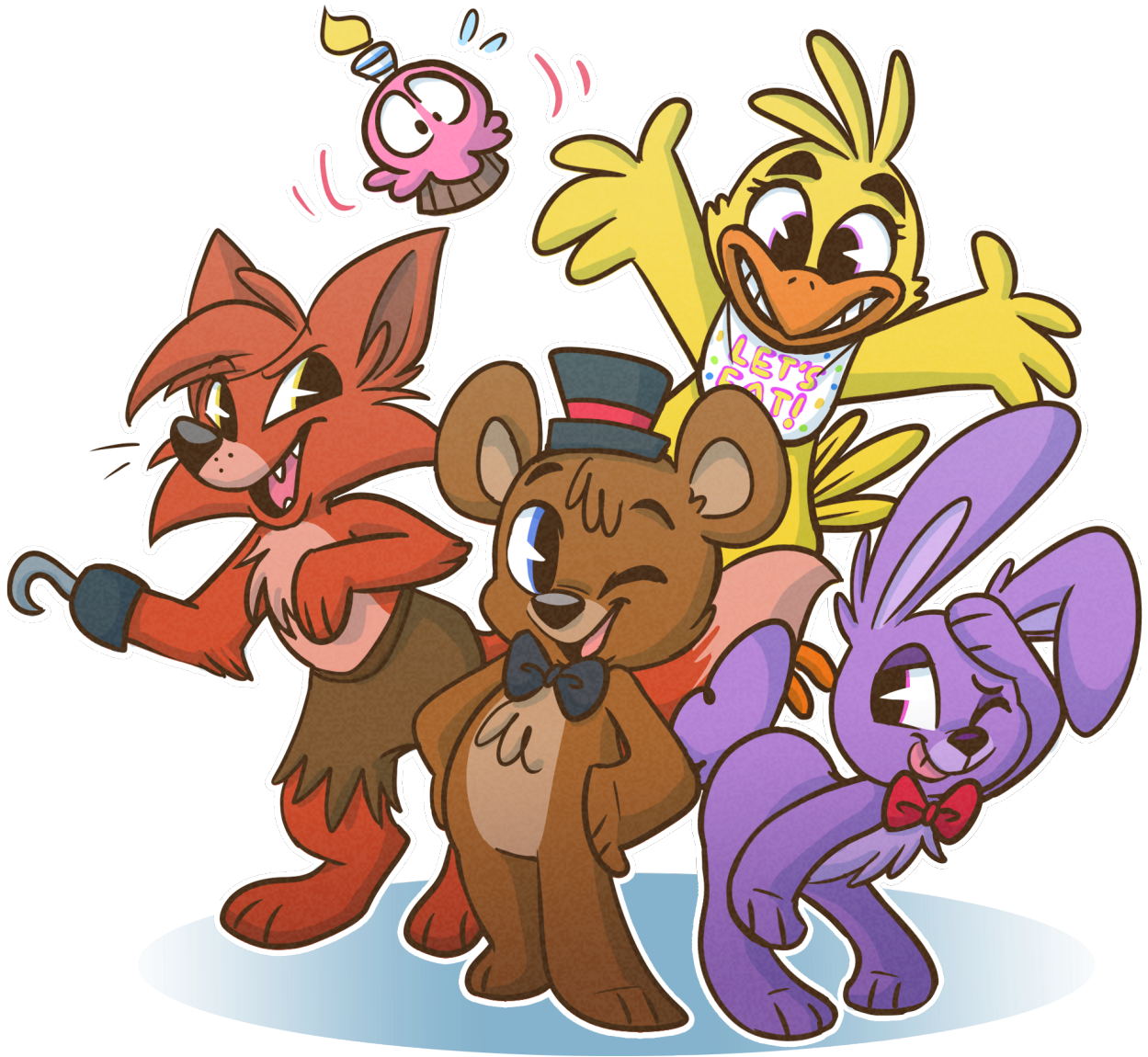 Download 44 Images About Fnaf On We Heart It - Freddy And Friends Cute ...