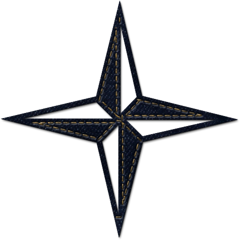 4 Point Nautical Star Clipart - Icon - Free Transparent PNG Download - PNGkey