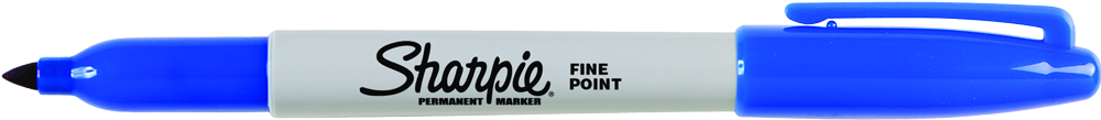 Download Marker Sharpie Fine Blue - Permanent Marker PNG Image with No ...
