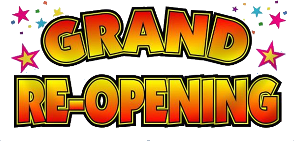 Download Grand Re Opening Blue - Celebration Grand Re Opening PNG Image ...