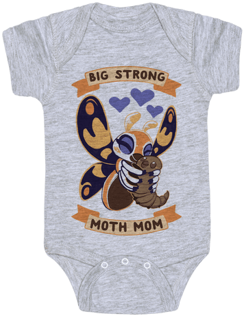 Big Strong Moth Mom Mothra Baby Onesy - Country Baby Onesies - Free ...