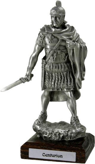 Pewter Roman Centurion Sculpture - Roman Centurion Sculpture - Free ...