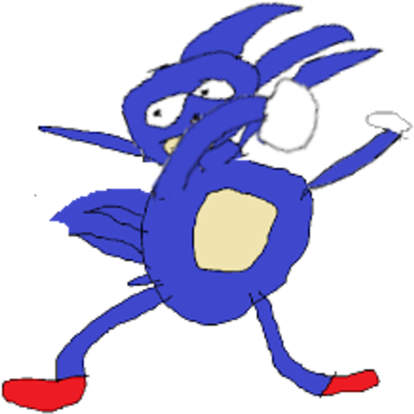 Sonic The Hedgehog Dabbing - Free Transparent PNG Download - PNGkey