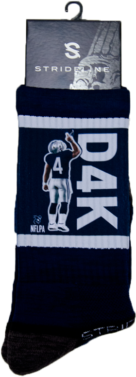 Download Strideline Dak Prescott Socks - Sock PNG Image with No ...
