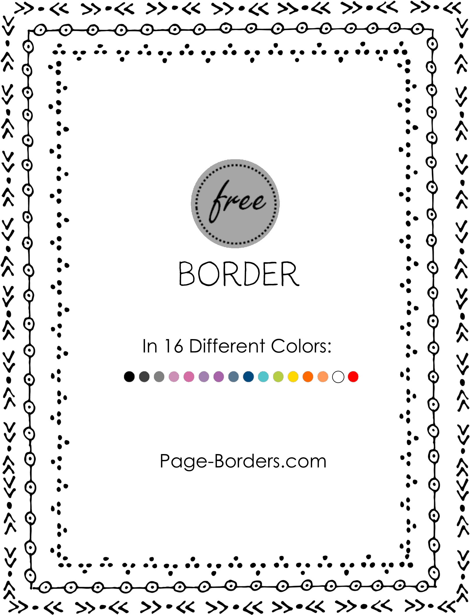 Doodle Borders - Drawing - Free Transparent PNG Download - PNGkey